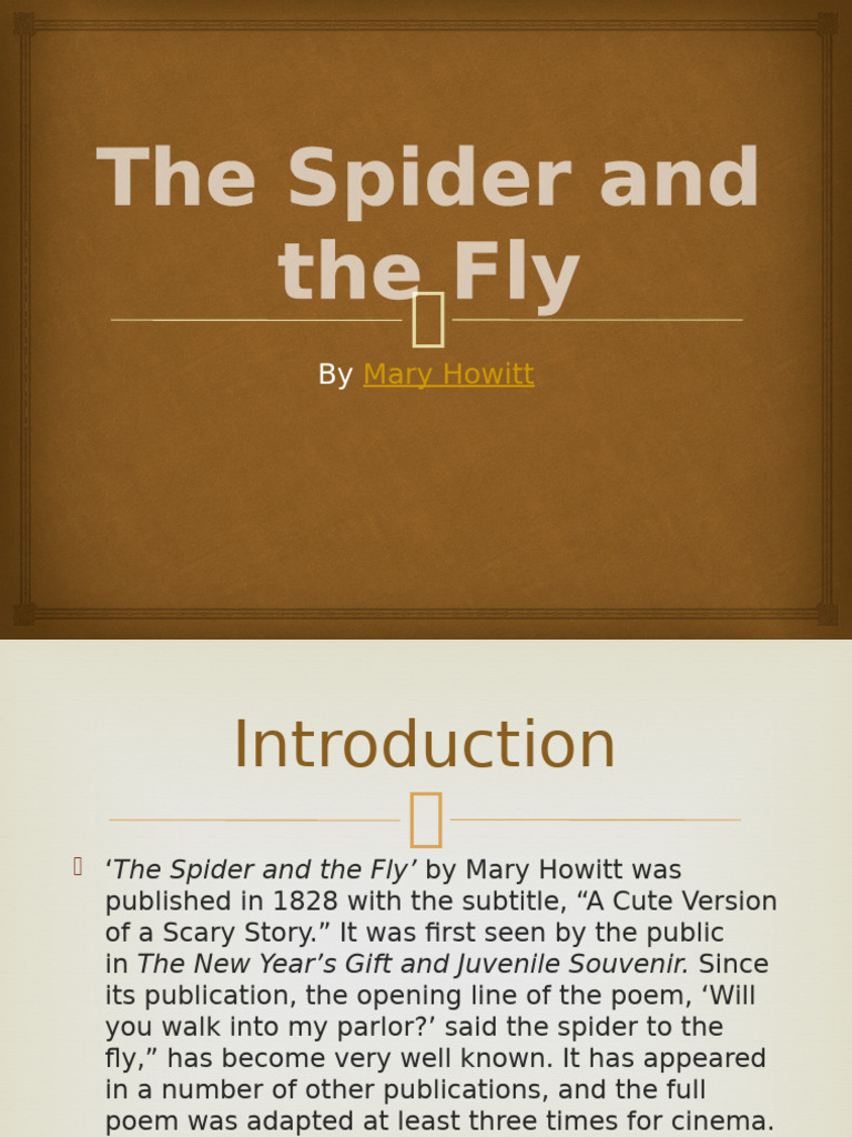The Spider and The Fly | PDF | Poetry | Rhyme