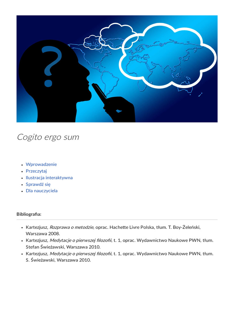 Cogito Ergo Sum | PDF
