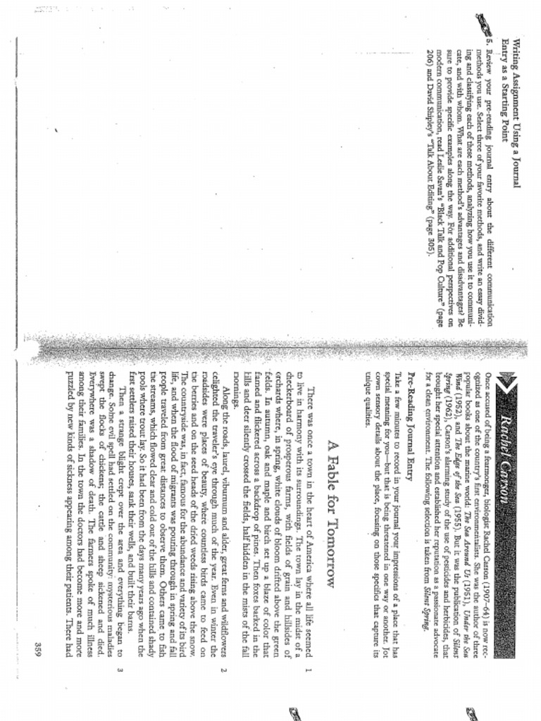 A Fable For Tomorrow | PDF