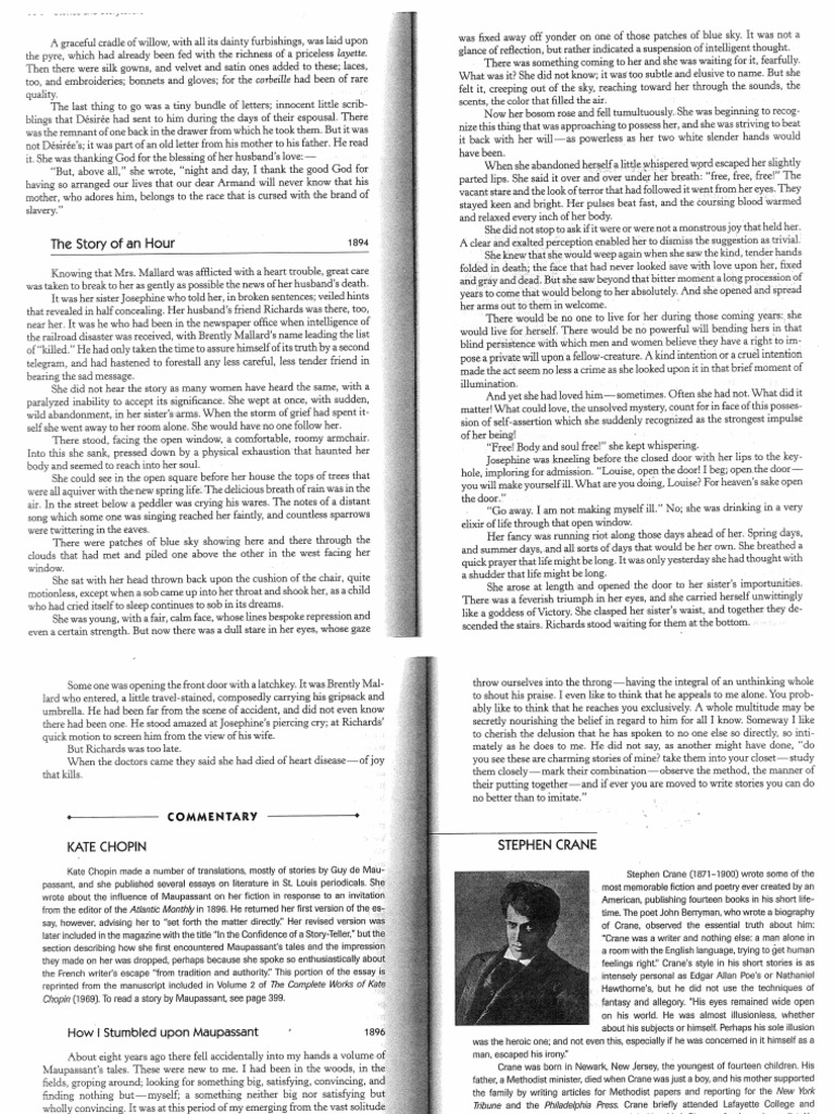 The+Story+of+an+Hour | PDF