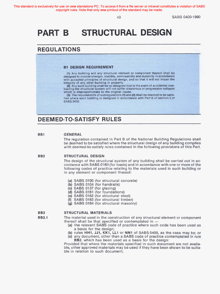 Sans10400 B | PDF