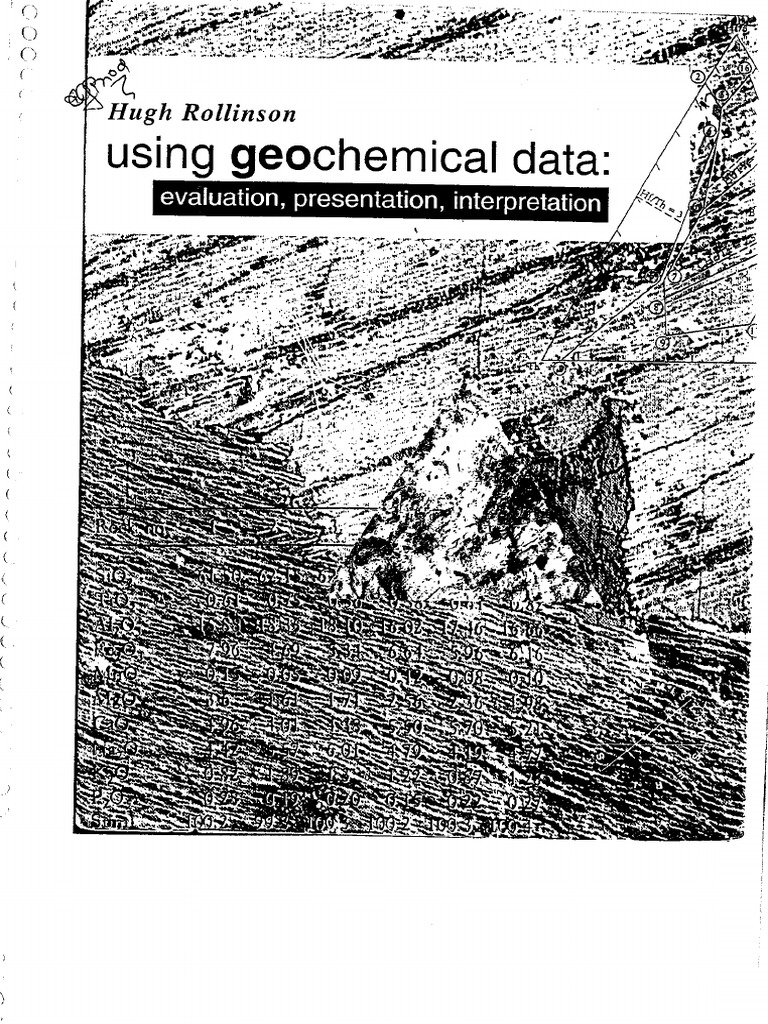 Rollinson, Hugh R. (1993) - Using Geochemical Data - Evaluation, Presentation, Interpretation | PDF