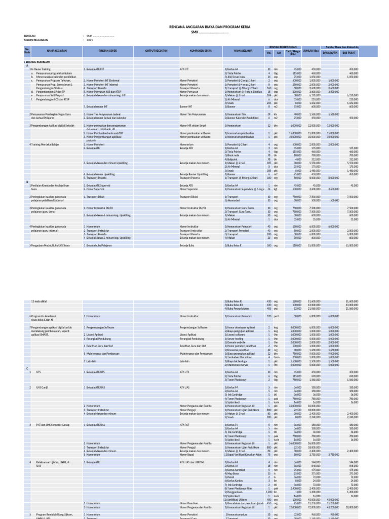 RKAS Kurikulum 2024 | PDF