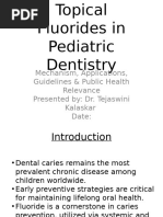 Fluoride - AAPD Best Practices | PDF | Fluoride | Tooth Enamel