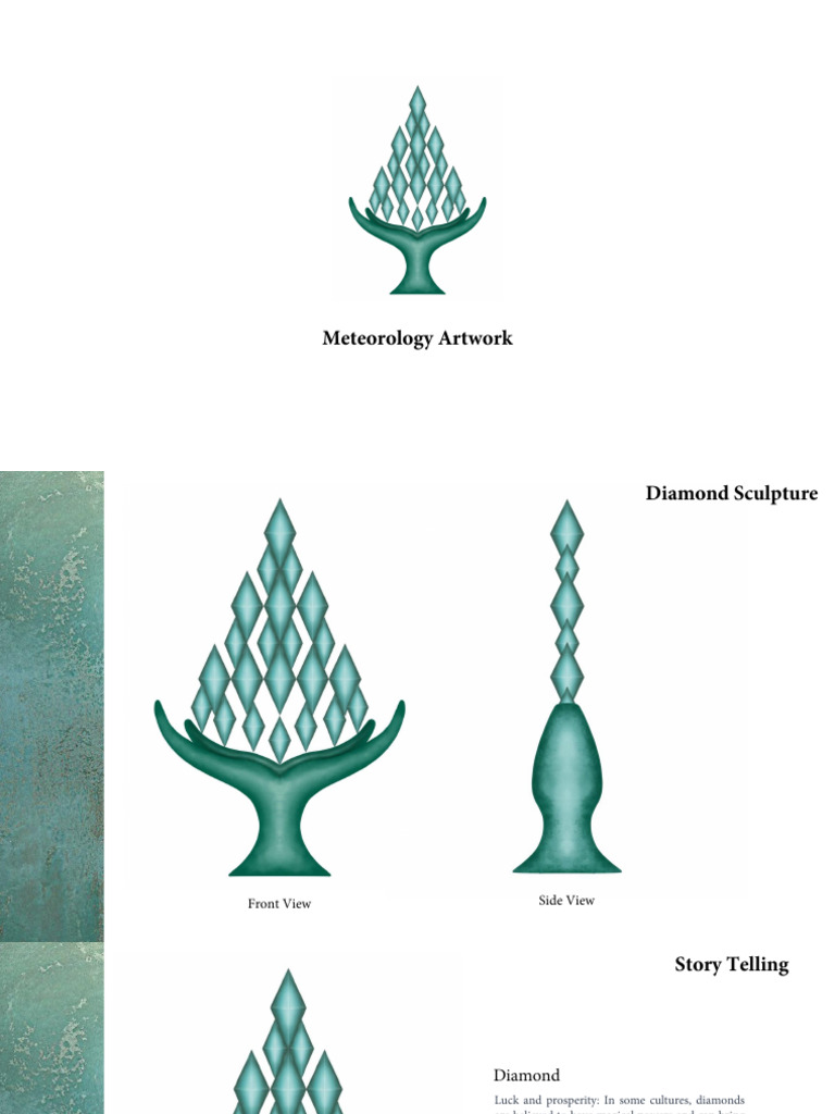 Meteorology-Themed Diamond Sculpture Art | PDF