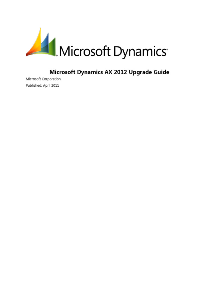 AX 2012 Upgrade Guide | PDF | Databases | Microsoft Sql Server