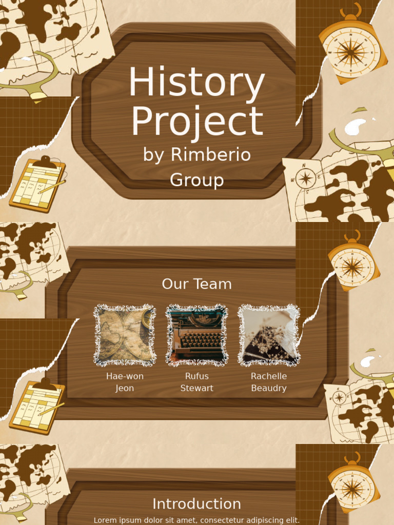 Brown Vintage Illustrative History Project Presentation | PDF