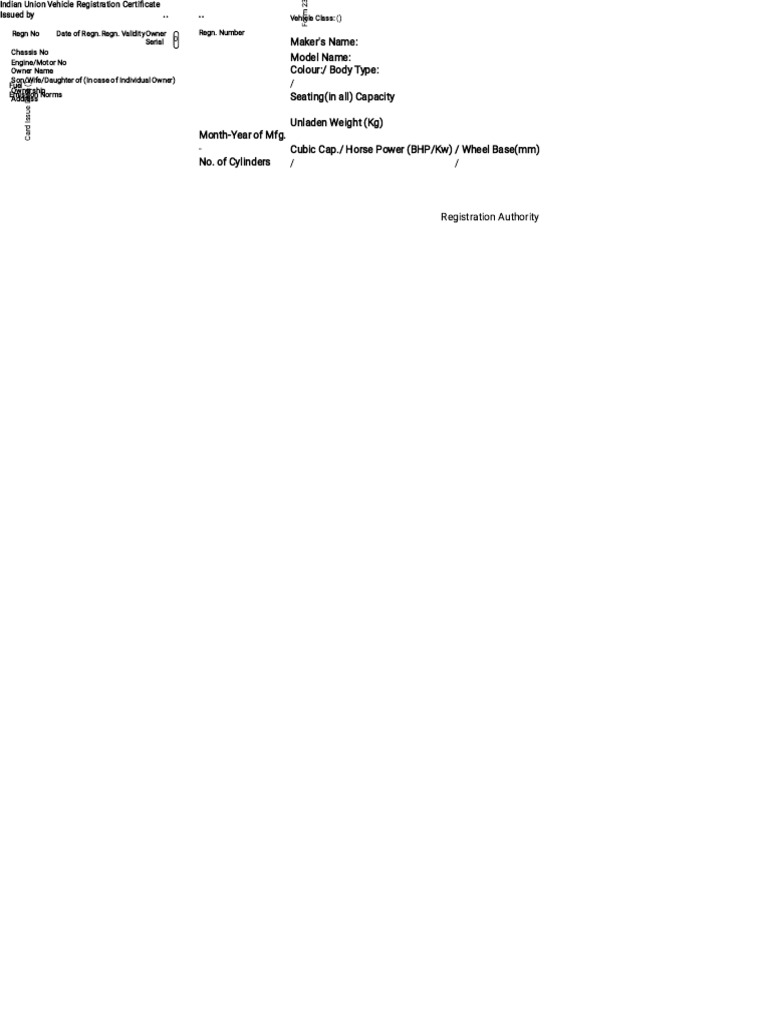 Vahan - Parivahan.gov - in Vahanservice Vahan Ui Onlineservice Form ...