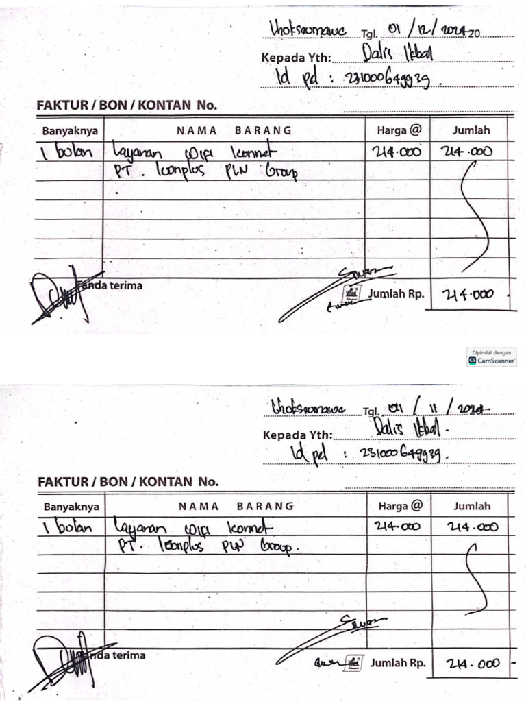 Wifi Iconnet Lhok | PDF