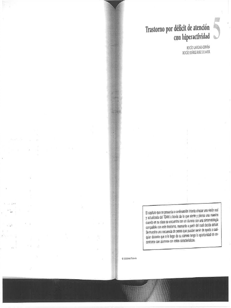 Cap. Libro TDAH | PDF