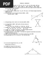 6.triangles PYQs | PDF | Triangle | Elementary Mathematics