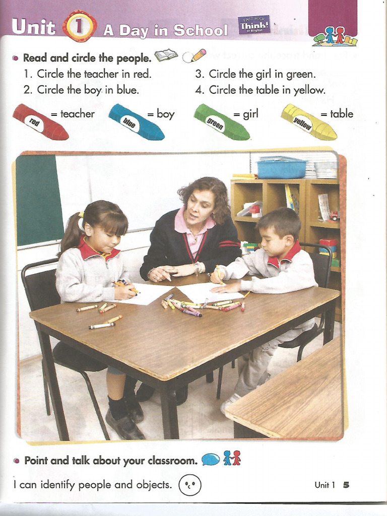 Think 1ro in English-Primaria-Pag5-36 | PDF