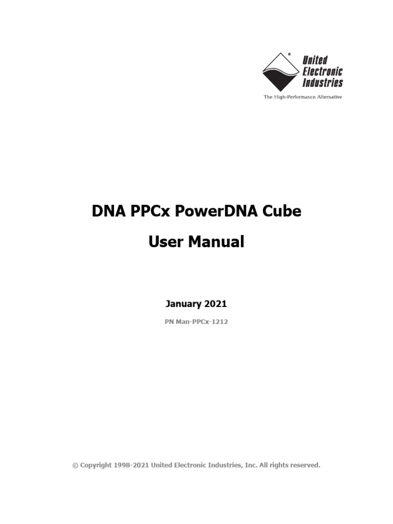 Dna PPCX Manual | PDF | Booting | Input/Output