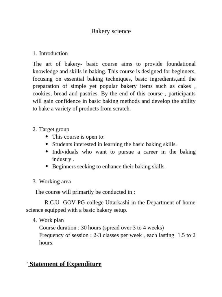 The art of Bakery userc | PDF