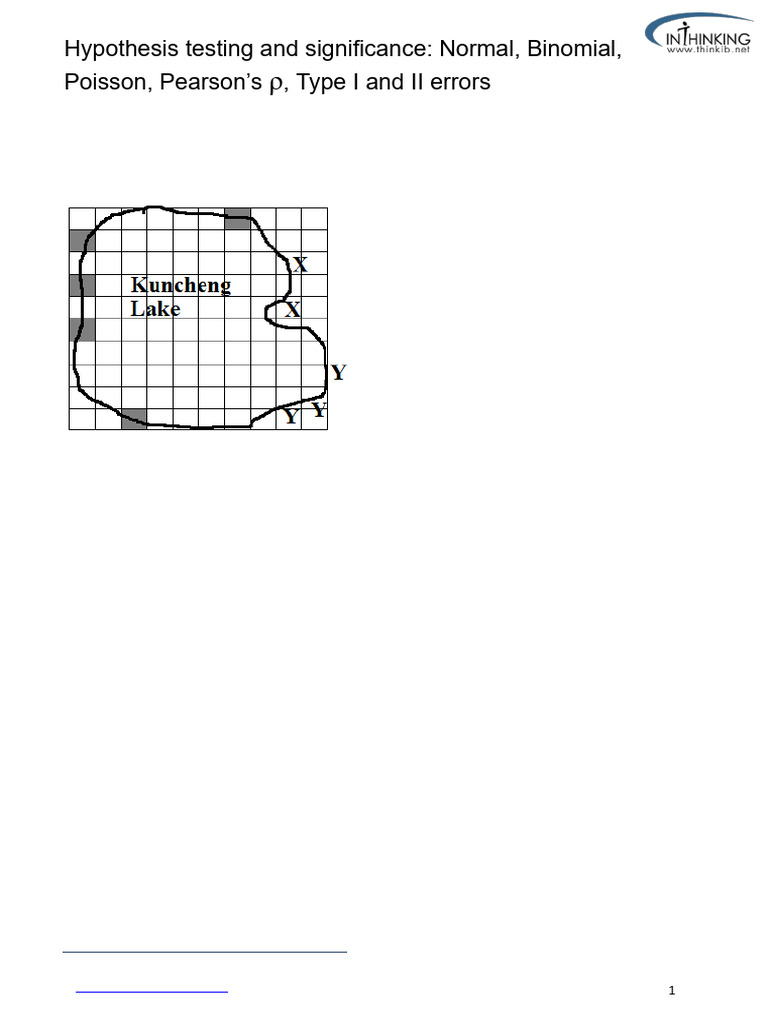 Ib - Aihl - Hypothesis and Errors - Inthinking | PDF | Type I And Type ...