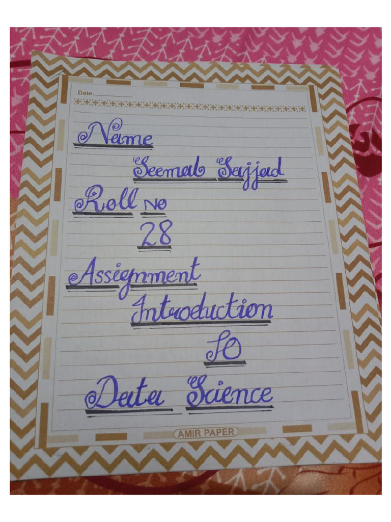 Seemab Data Science | PDF