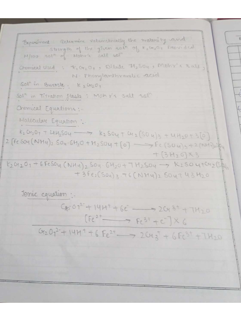 chemistry practical pdf.01 | PDF