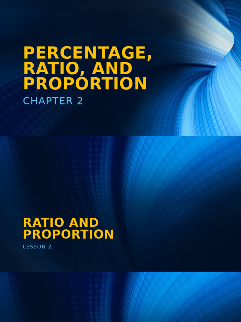 Lesson-2b Proportion | PDF | Ratio | Multiplication