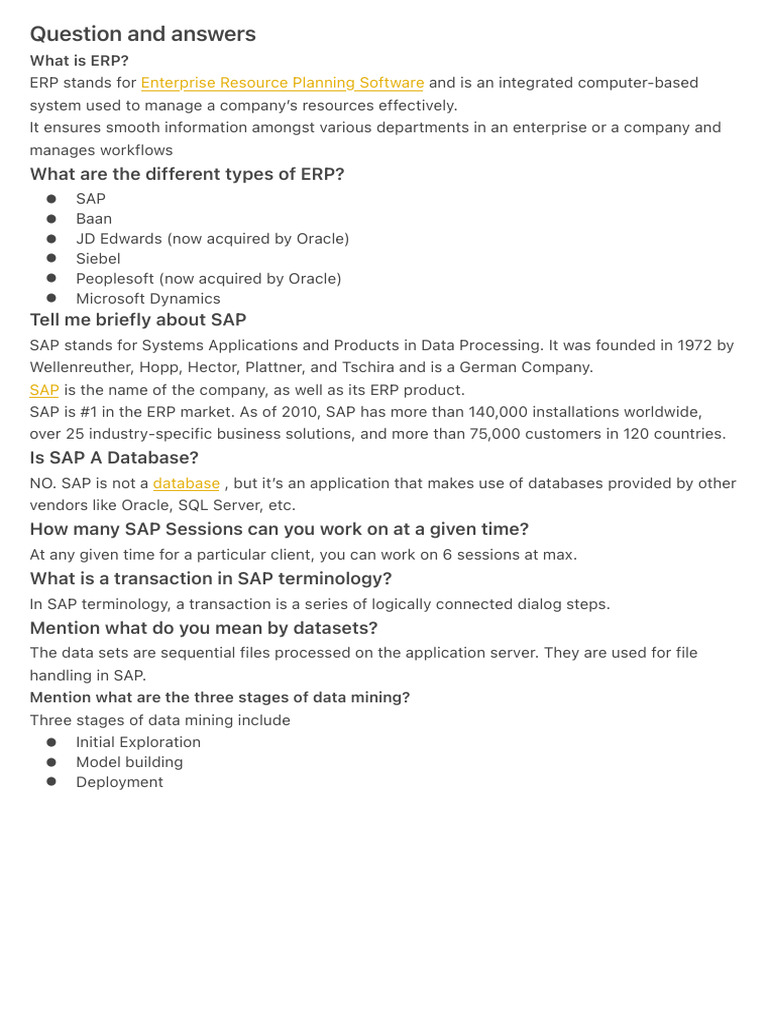 Question and Answers 2 | PDF