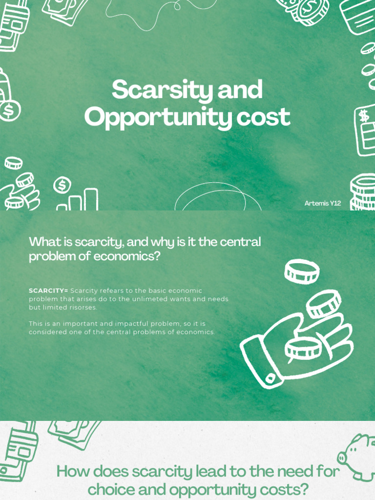 Scarcity and Opportunity Cost Explained | PDF