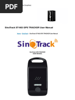 SinoTrack ST-901 GPS Tracker Manual | PDF | Google Play | Computer ...