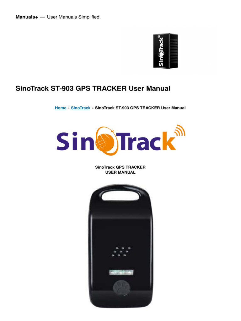 ST 903 Gps Tracker Manual | PDF | General Packet Radio Service | Global Positioning System