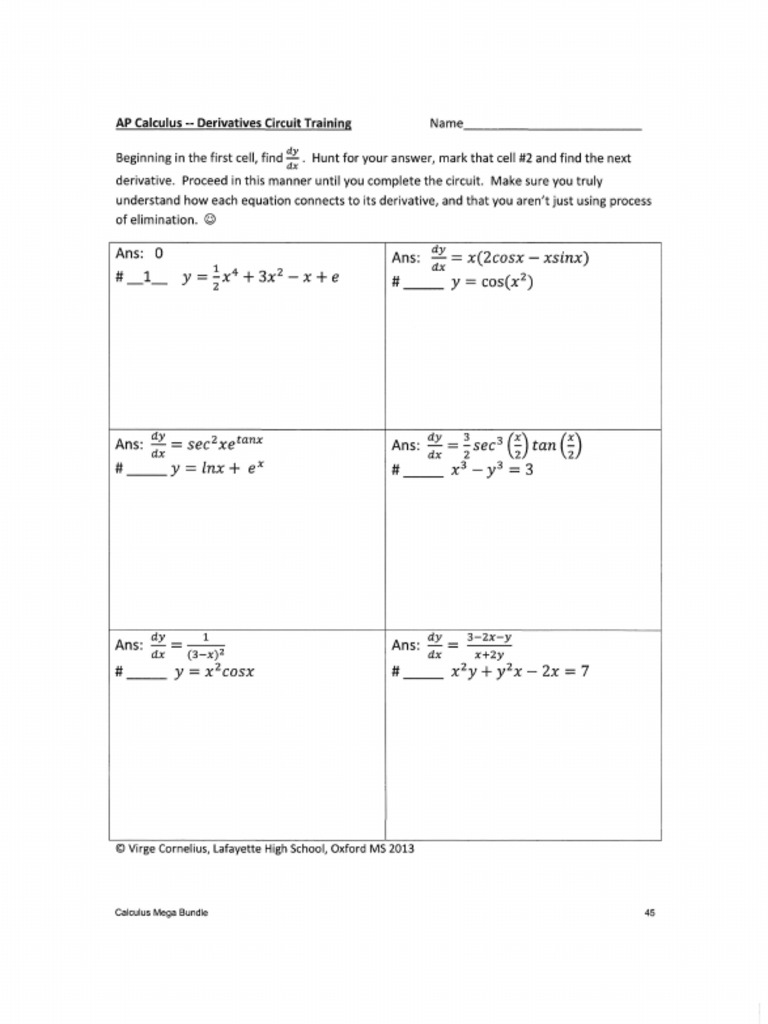 General Derivaitives - Vrige Circuit | PDF