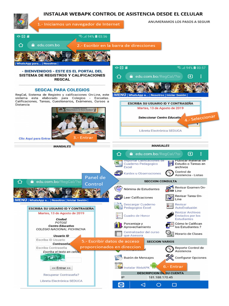 Instalar WebApk | PDF