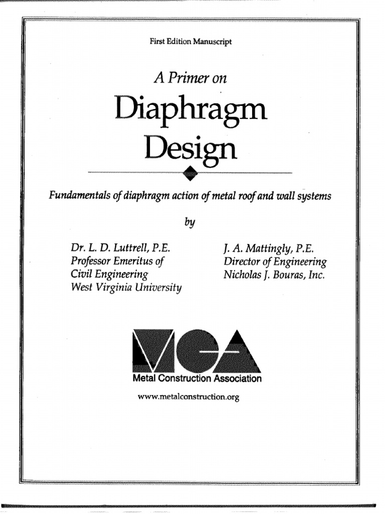 MCA Diaphragm Design Primer | PDF