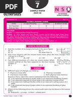 NSO Class 7 Sample Paper 2024-25 - 1753533254473 | PDF