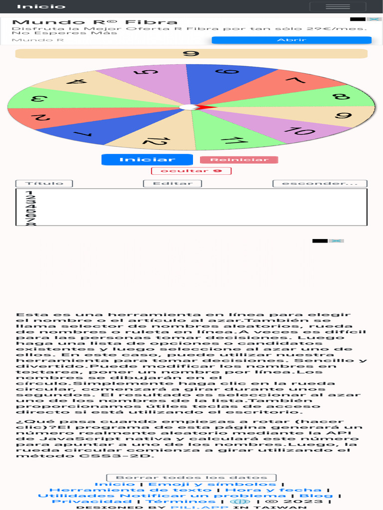 La Ruleta Aleatoria | PDF