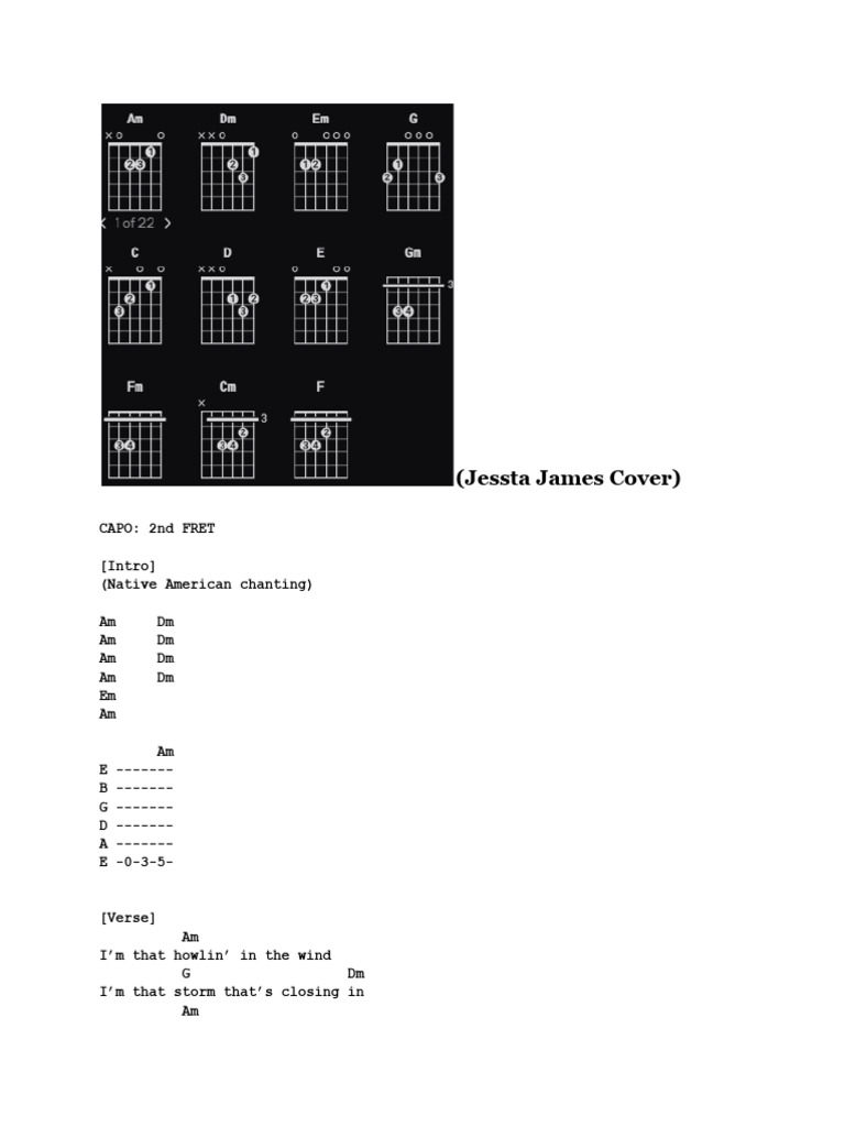 Hells Comin With Me (Jessta James Cover) | PDF