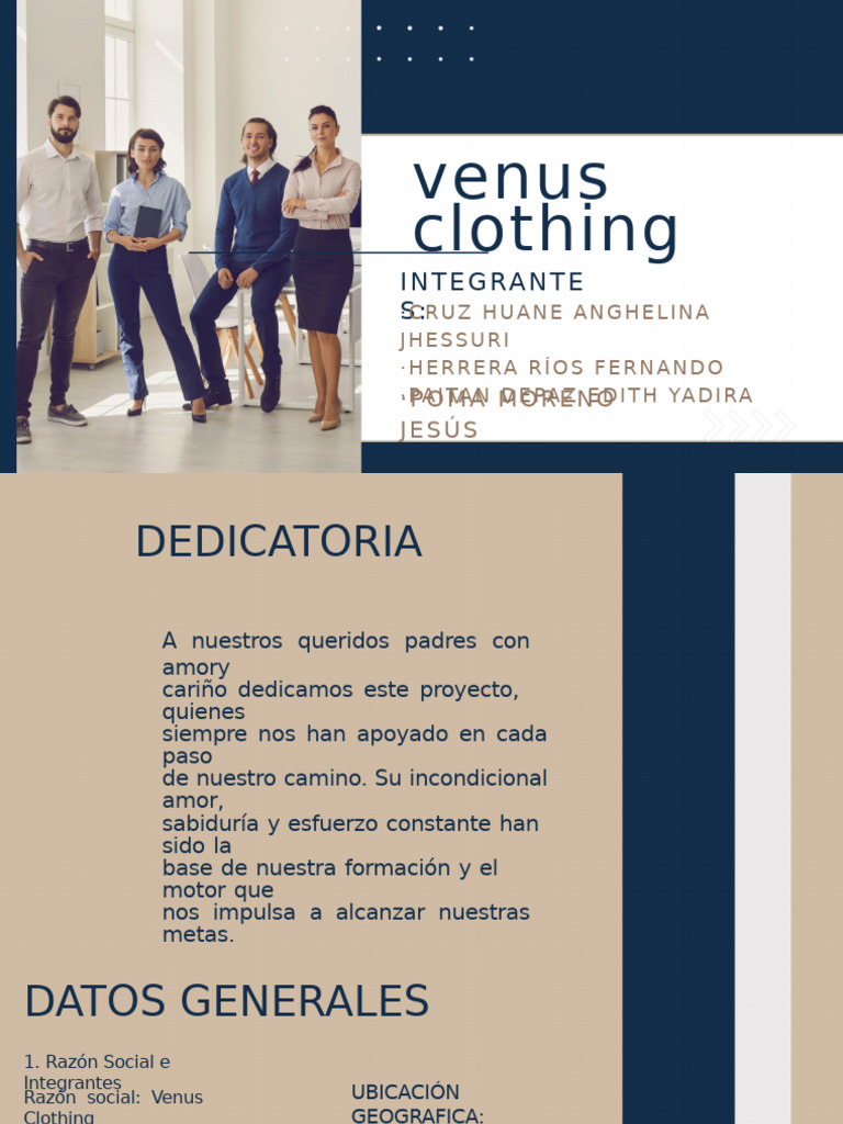 Proyecto de Investigación Venus Clothing | PDF | Calidad (comercial ...