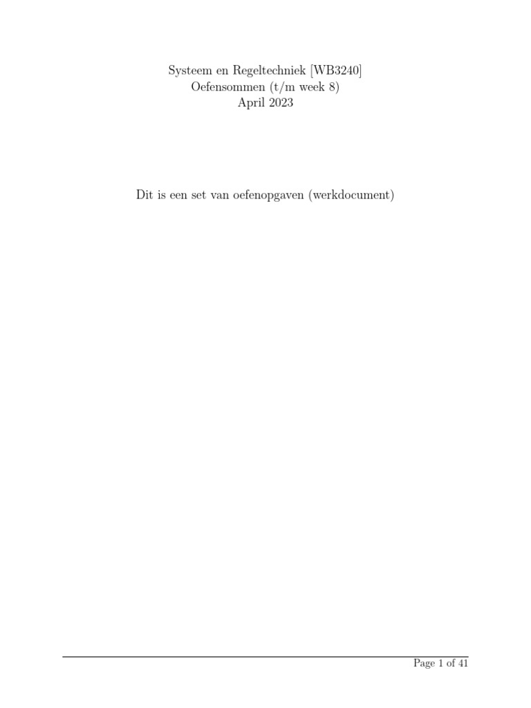 2023 Oefensommen WB3240 Ans | PDF