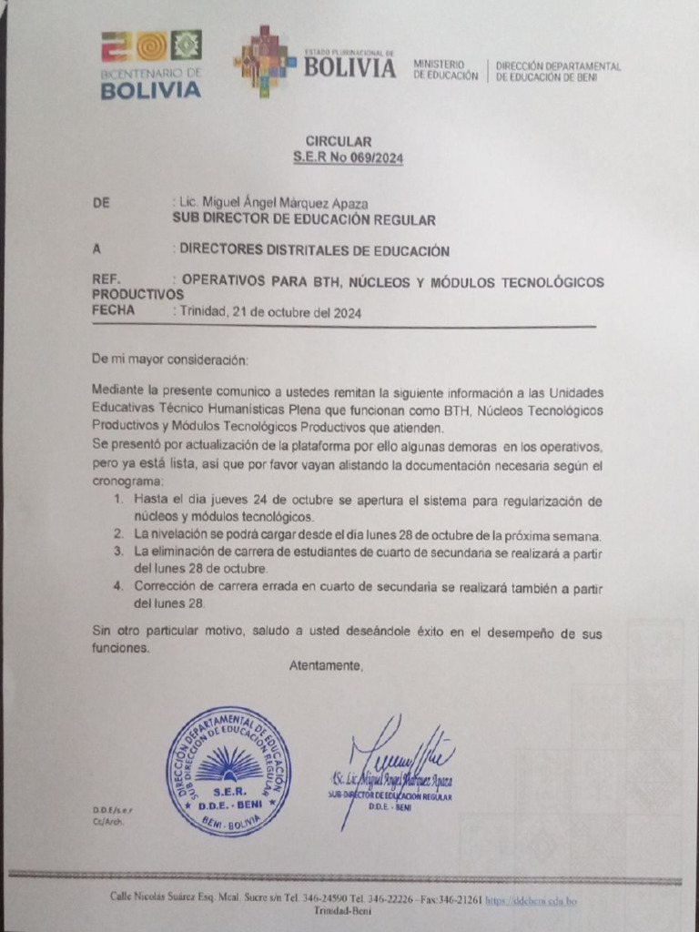 Operativos Bth, Nucleos y Modulos | PDF