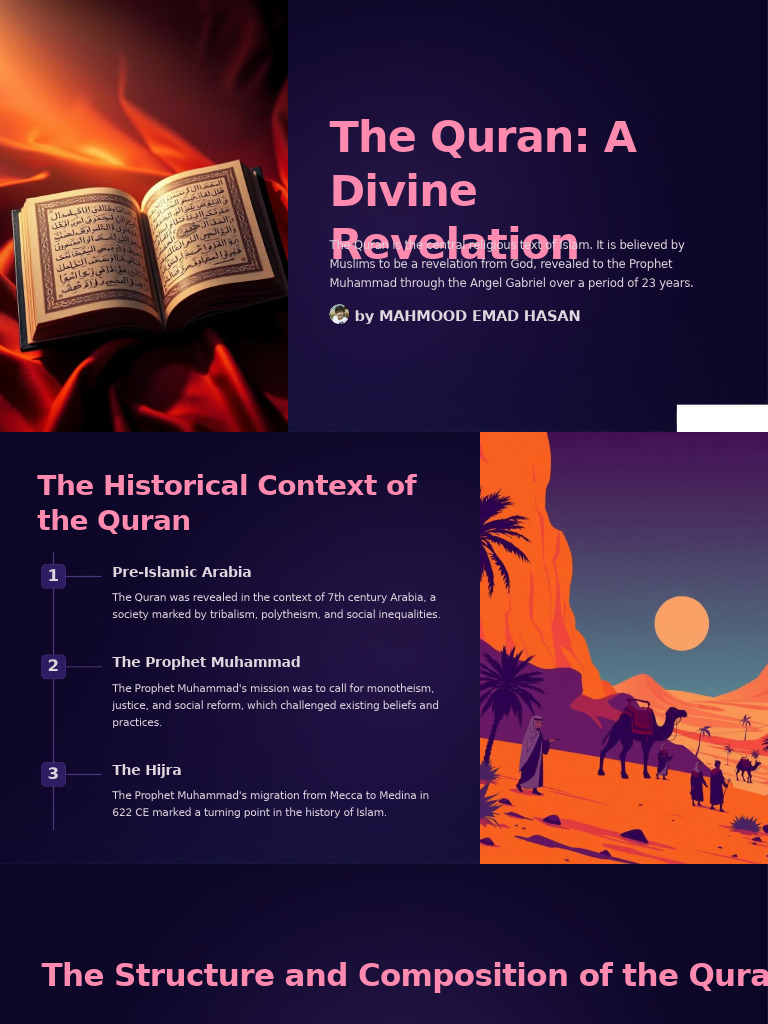 The Quran a Divine Revelation | PDF | Quran | Islam