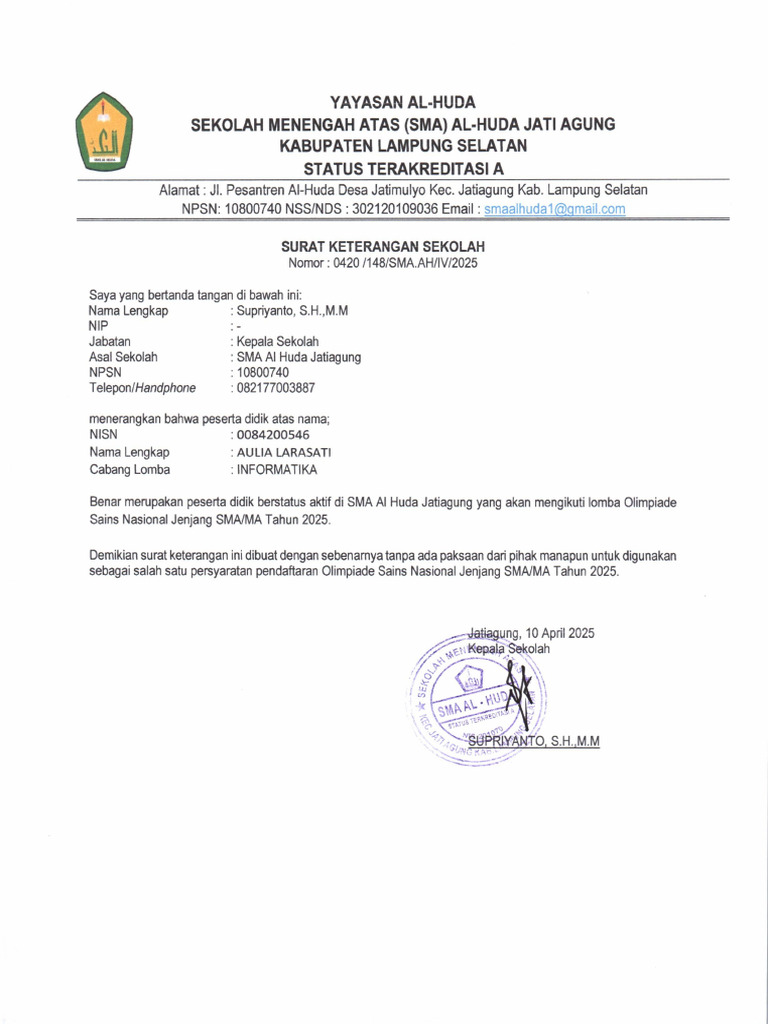 Aulia Laras Tik | PDF