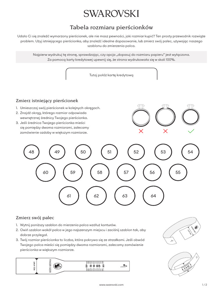 Swa Size-Guide Rings PL | PDF