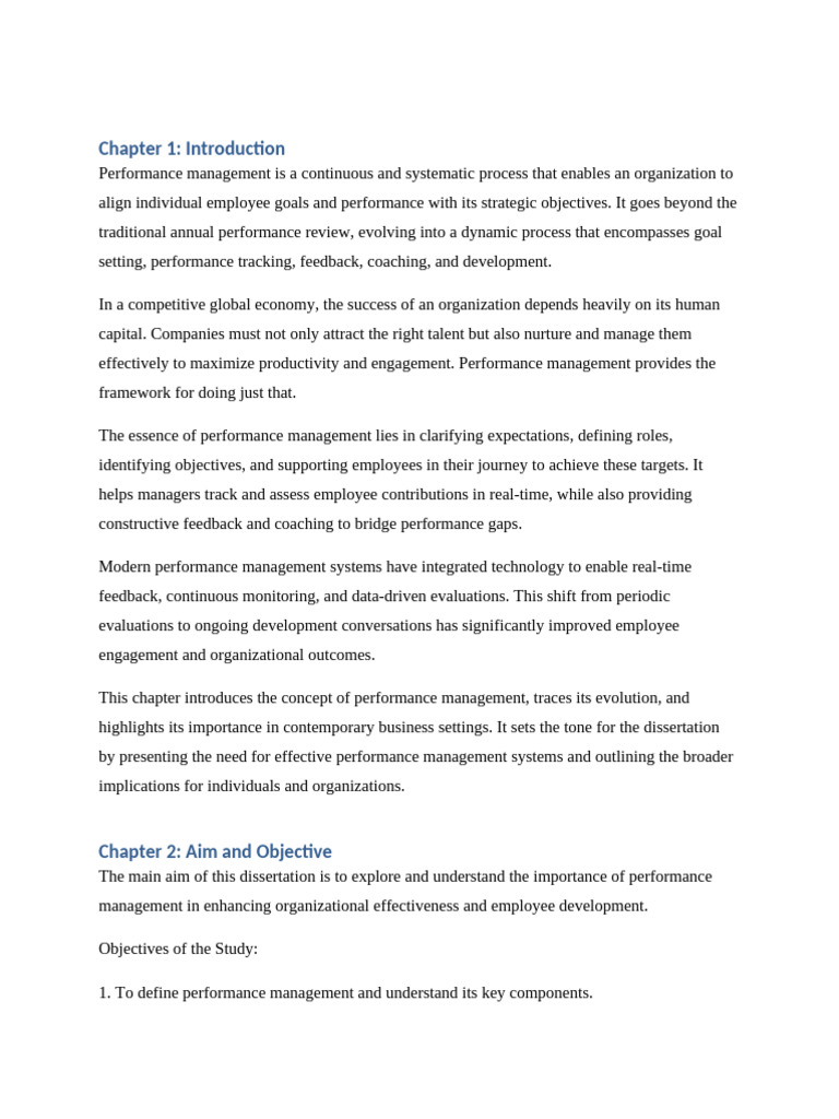 Performance Management Ch1 to Ch3 Final | PDF | Goal Setting | Performance Appraisal