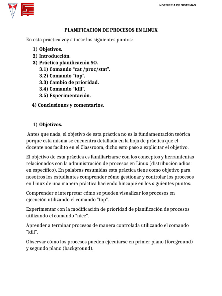 Tarea 4 (Planif. Proc) | PDF | Unidad Central de procesamiento | Planificación