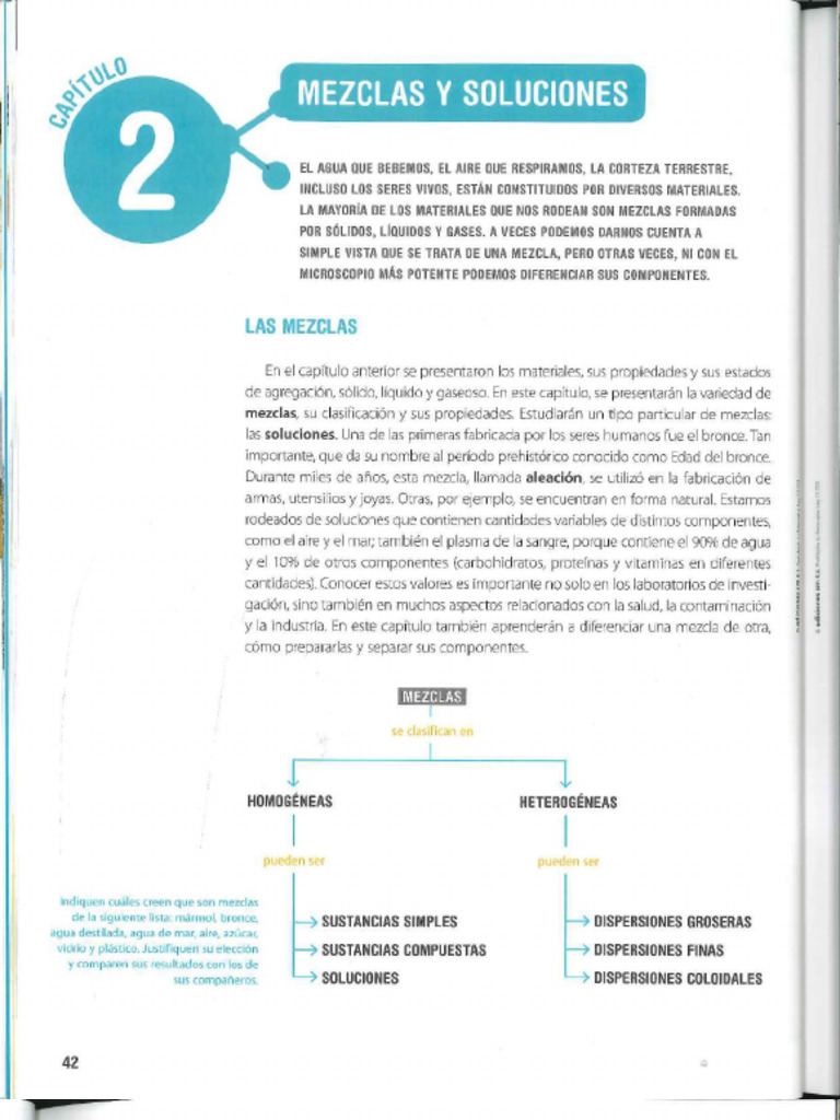 Mezclas - Soluciones - Apunte tercer | PDF