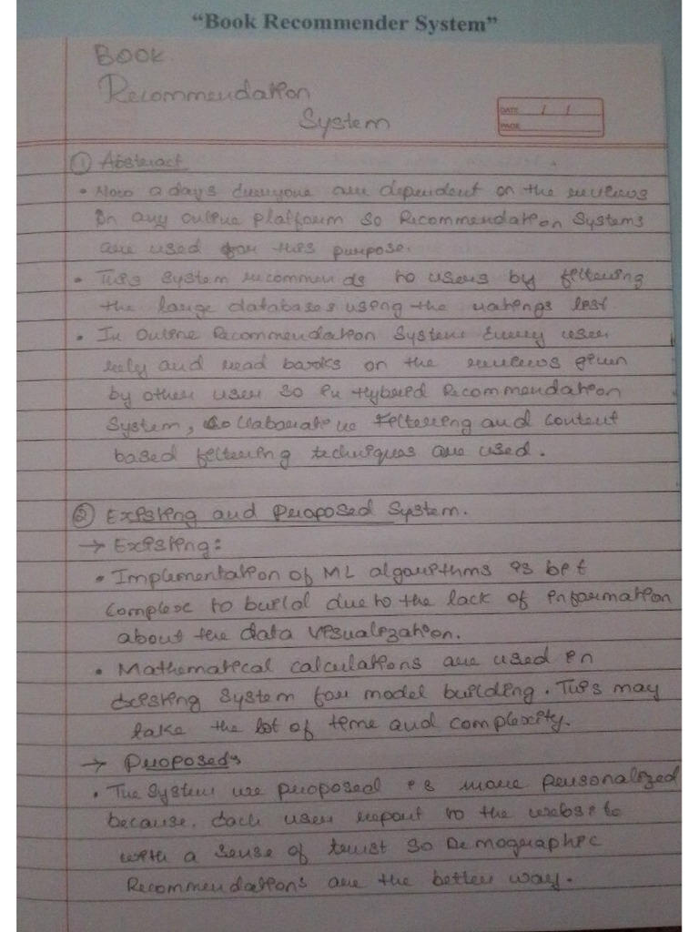 Recommendation System | PDF