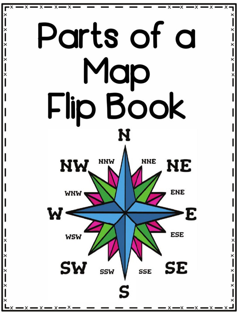 Parts of A Map Flip Book A | PDF | Equator | Geographical Technology