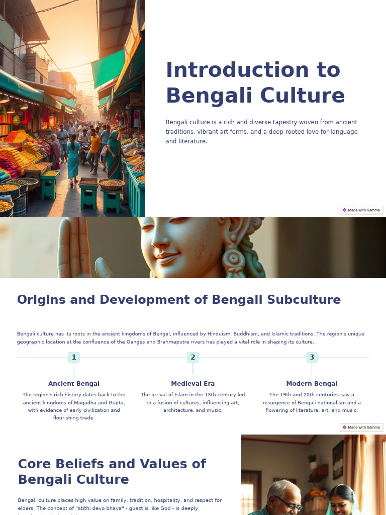 Overview of Bengali Cultural Heritage | PDF | South Asia