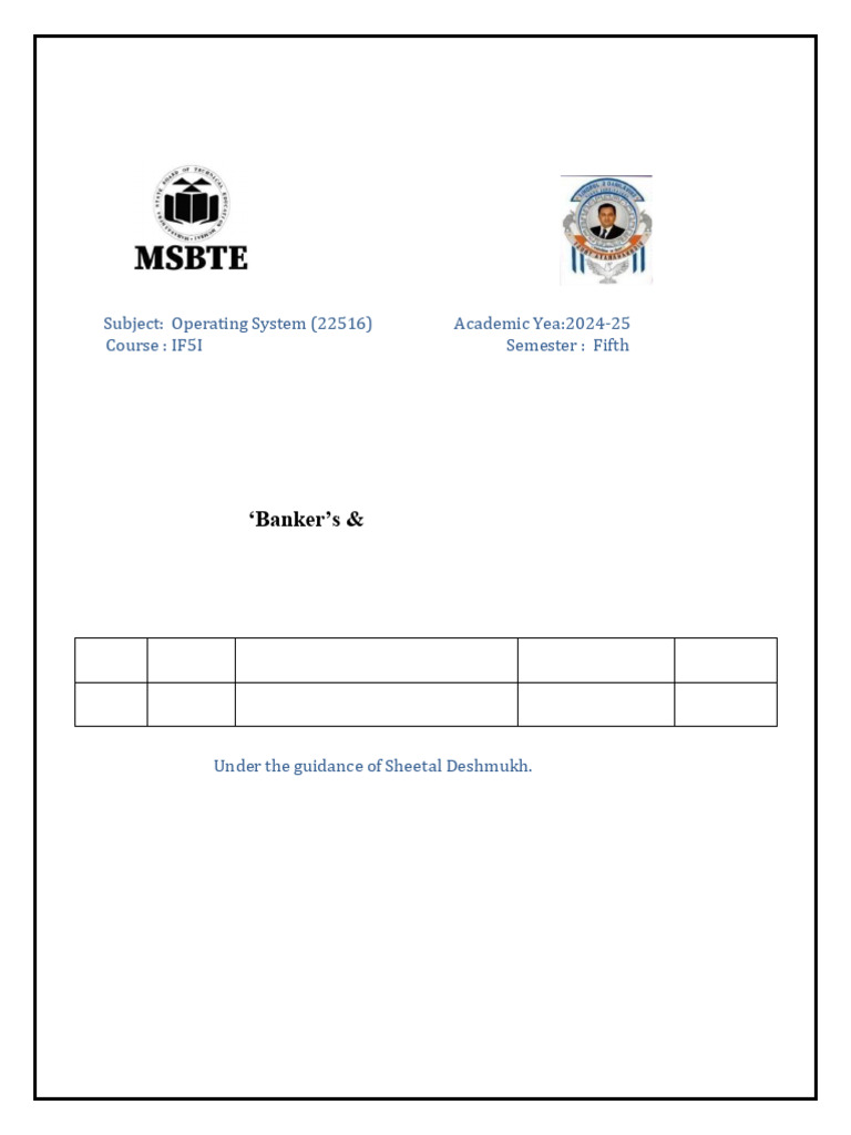 OSY Microproject Hemant | PDF | Linear Algebra | Algorithms