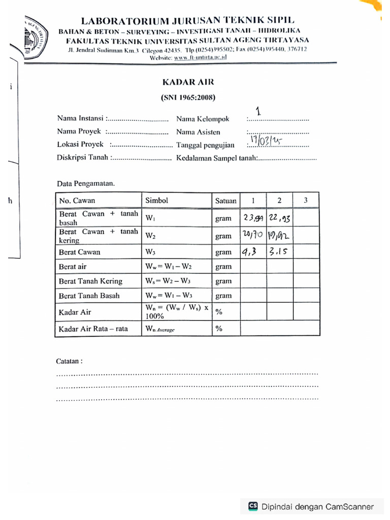 Blangko Mektan Kel1 | PDF