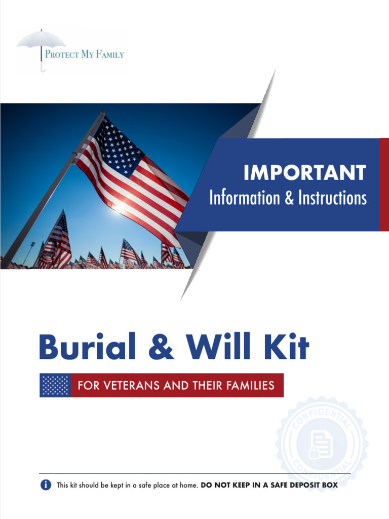 Veterans Burial & Will Kit - USA | PDF | Http Cookie | Will And Testament