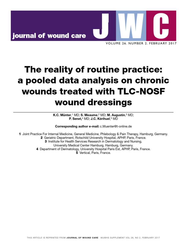 03. JWC 2017_REALITY_The reality of routine practice - A pooled data ...