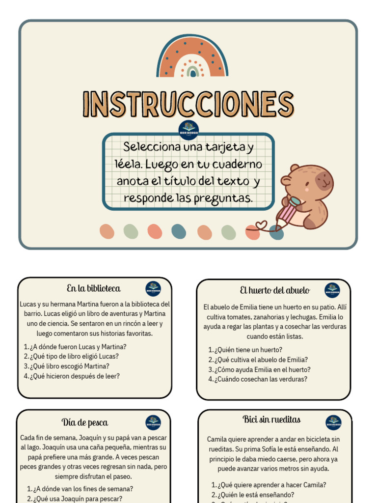Actividades de fin de semana para niños | PDF