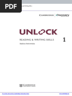 Unlock 2 Reading Writing Critical Thinking Students Book | PDF